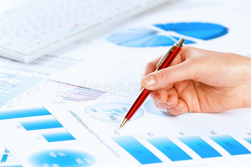 Analyzing report stock image. Image of data, marketing - 41843023