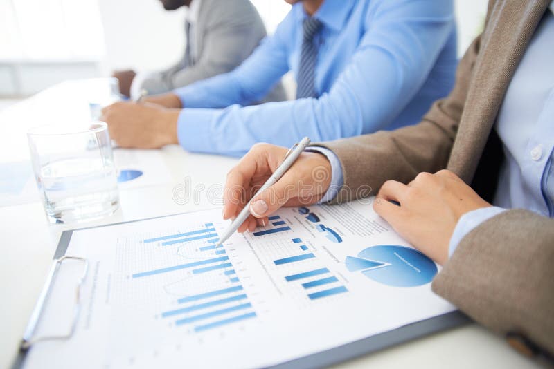 Analyzing report stock photo. Image of training, working - 54932312