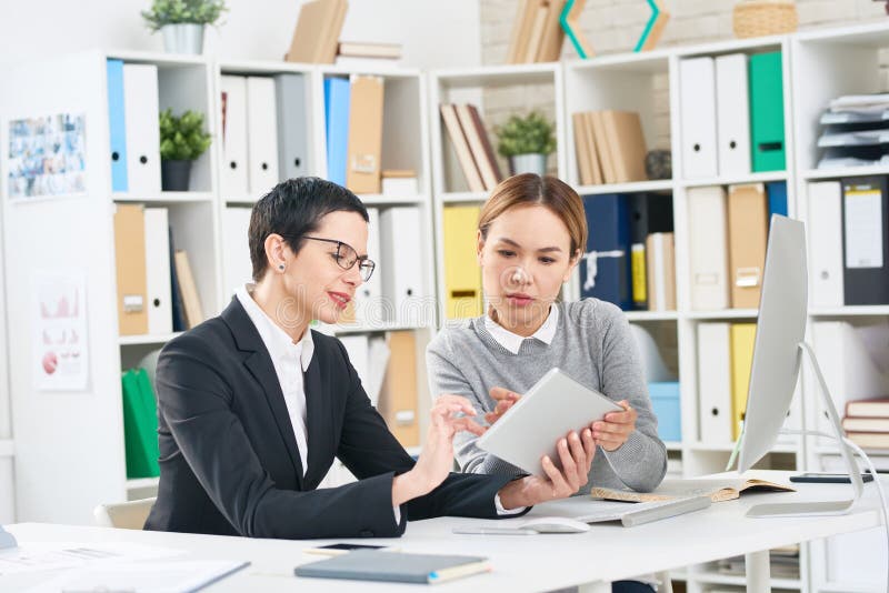 Analyzing Work Results stock image. Image of working - 97883967