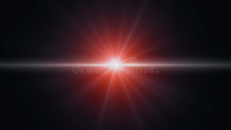 Anamorphic Lens Flare from a Photo Camera Lens. Anamorphic Background ...