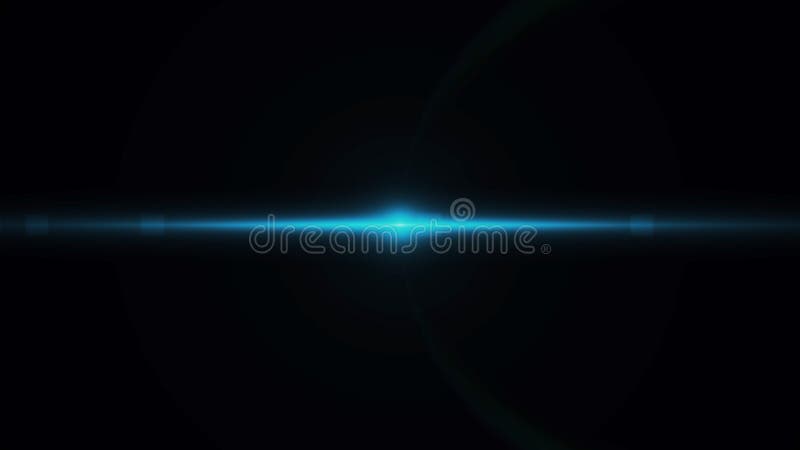 Anamorphic Lens Flare from a Photo Camera Lens. Anamorphic Background ...