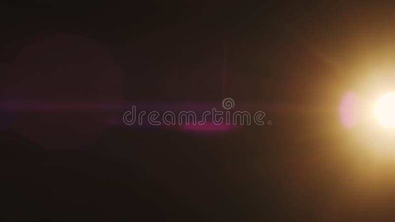 Anamorphic Lens Flares Advertisement Template Creative Concept ...