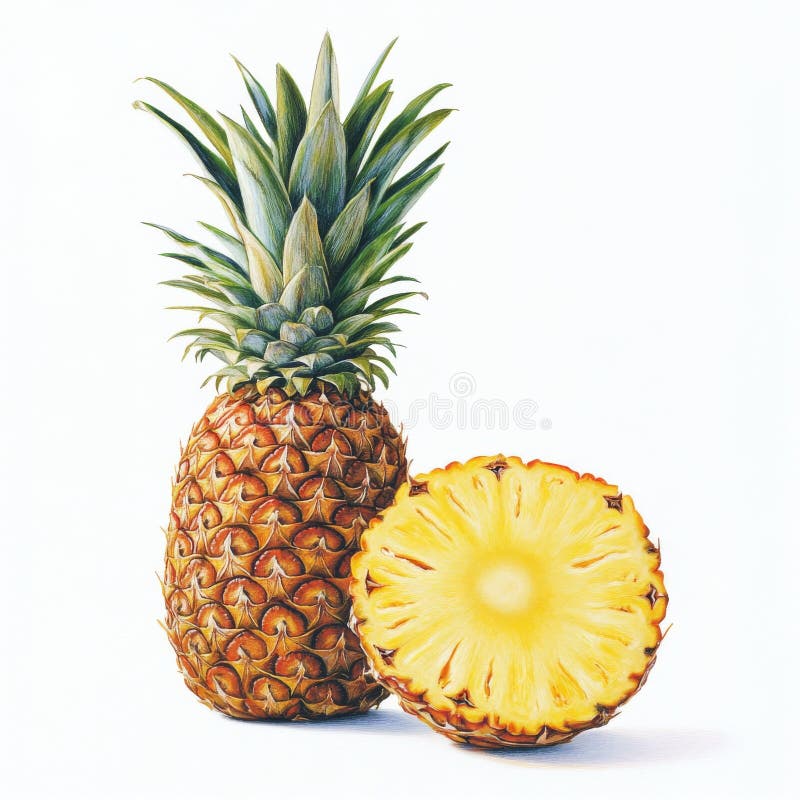 Ananas Comosus, or Pineapple, is an Exotic Fruit that is Fresh ...