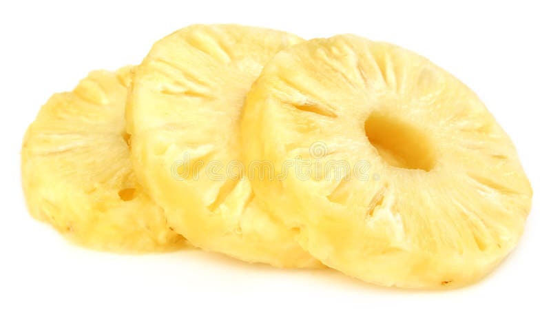 Ananas coupé en tranches photo stock. Image du frais - 44680970