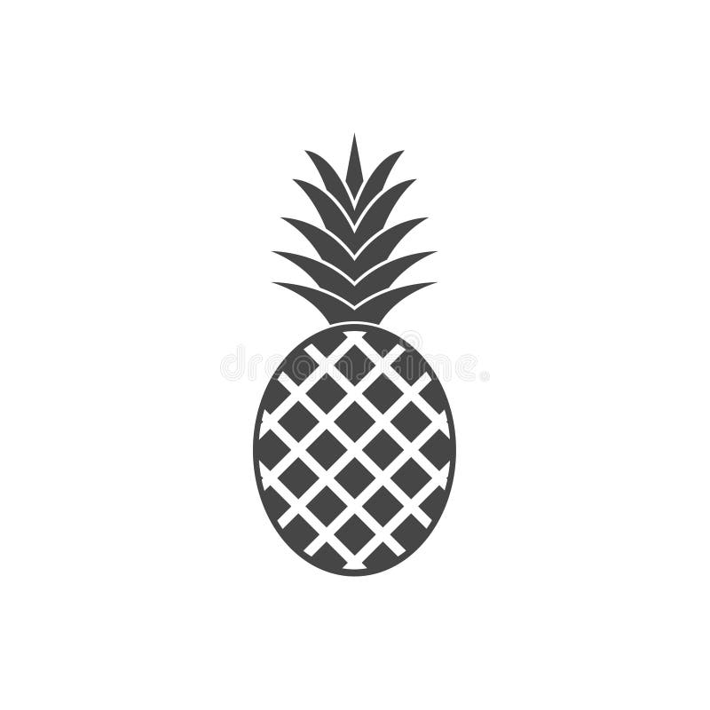 Ananas-Symbol - Abbildung vektor abbildung. Illustration von zeichnung ...