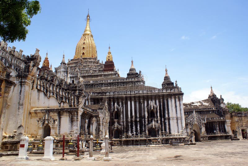 Ananda temple in Bagan stock photo. Image of high, landmark - 6191846