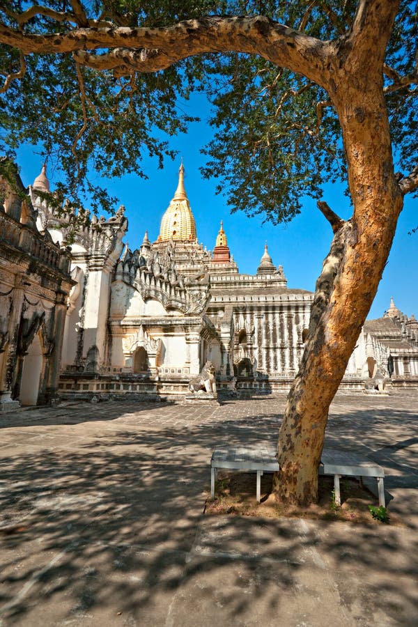Ananda Temple Bagan stock image. Image of pagoda, sight - 39317567