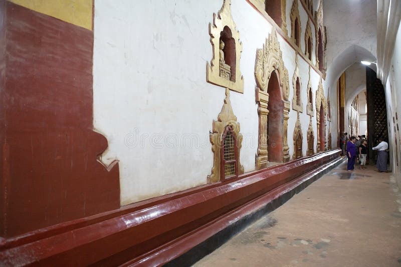 Ananda Temple in Bagan, Myanmar Stock Image - Image of holy, landmark ...