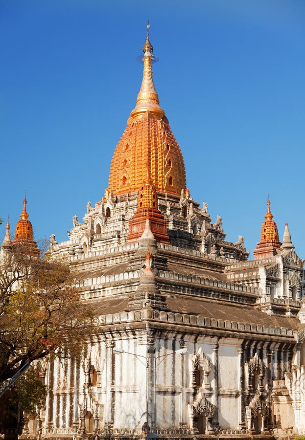 Ananda Temple in Bagan, Myanmar Stock Image - Image of worship ...