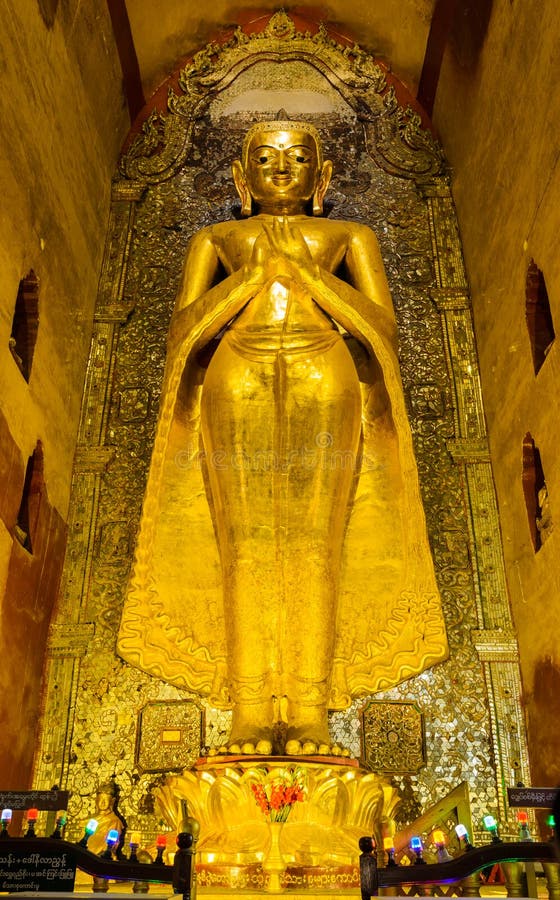 Ananda temple, Myanmar stock image. Image of ananda, bagan - 40165869