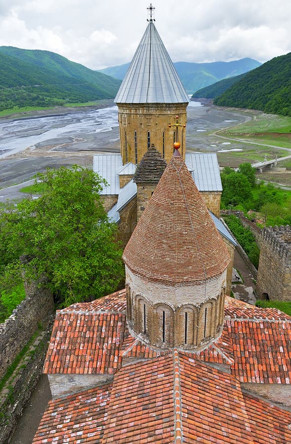 Ananuri castle stock photo. Image of caucasus, landmark - 61468784