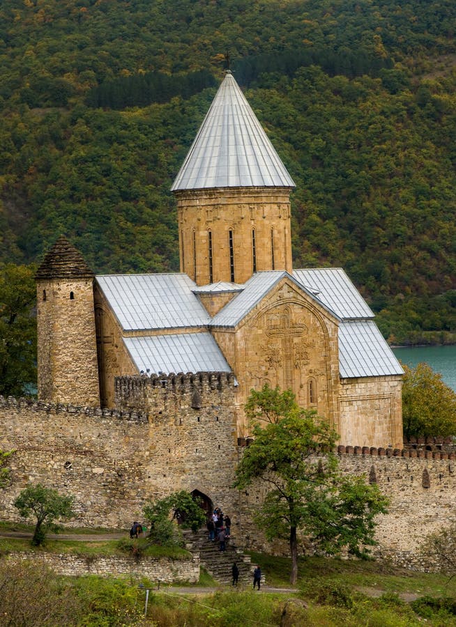 Ananuri stock photo. Image of scenic, scenery, monastery - 47377750