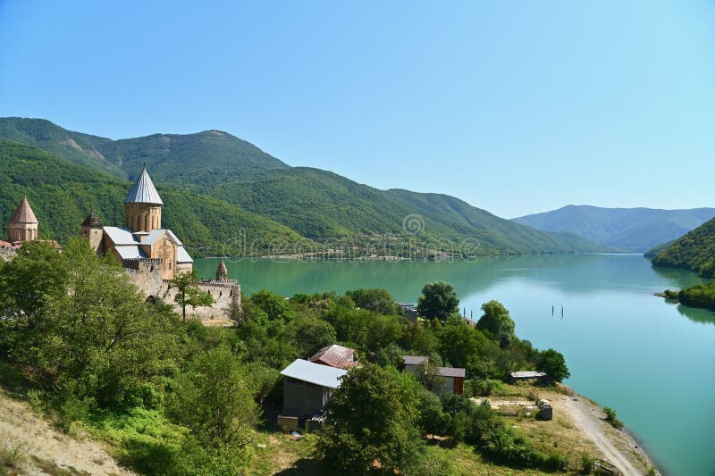 Ananuri Fortress Complex on the Aragvi River Editorial Stock Photo ...