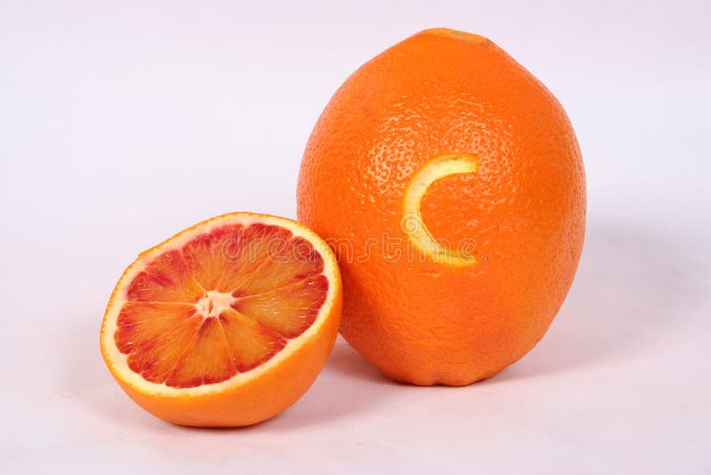 Anaranjado foto de archivo. Imagen de cara, corte, alimento - 663154