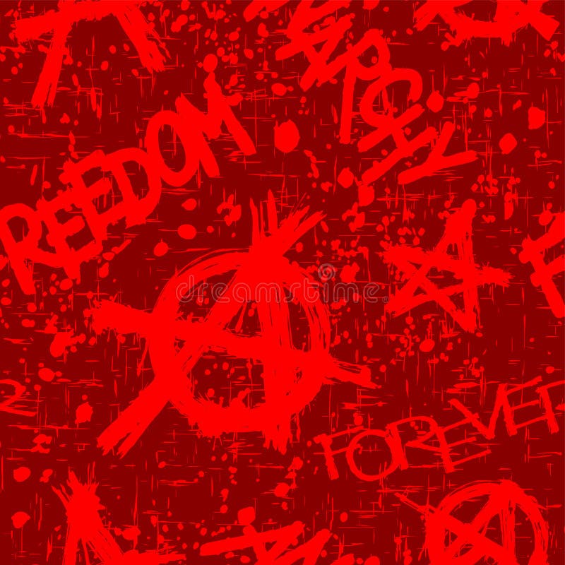 Symbol Anarchy and Two Skulls Stock Vector - Illustration of skull ...