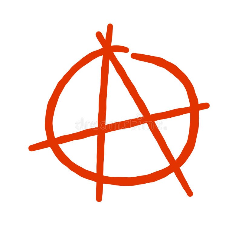 Anarchy Sign Isolated. Letter a in Circle Stock Vector - Illustration ... Anarchy Sign Isolated. Letter a in Circle Stock Vector - Illustration ...