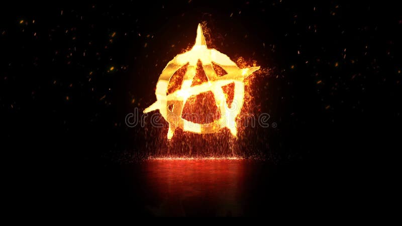 Anarchy symbol stock vector. Illustration of background - 5369988
