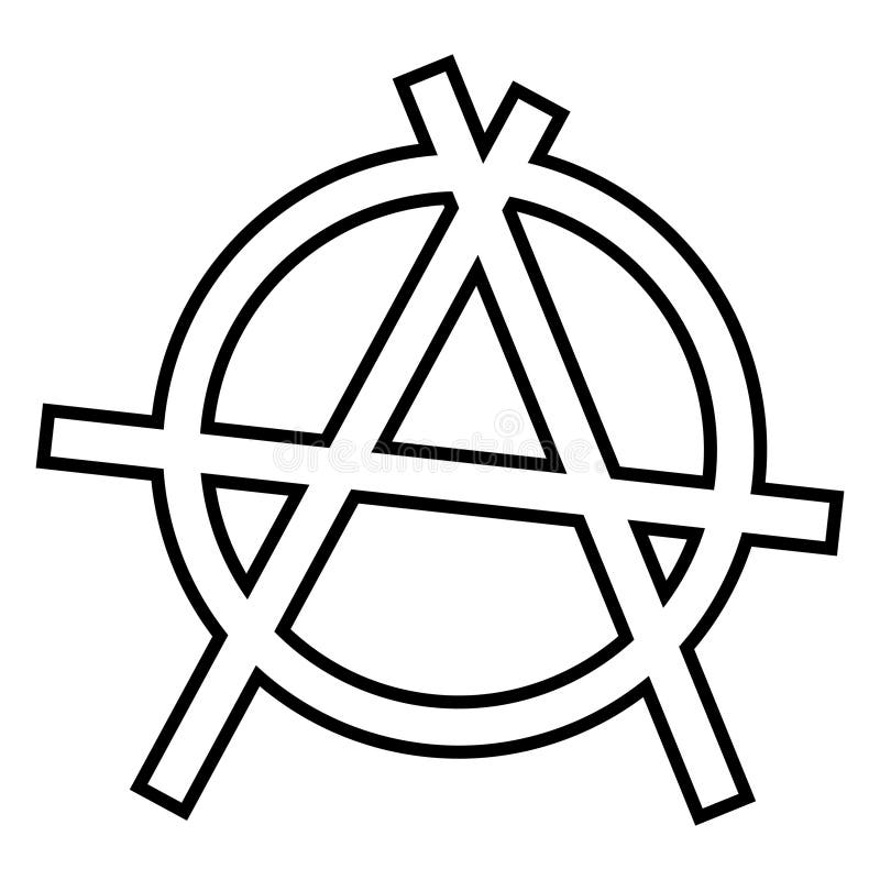 Anarchy Symbol Set. the Letter "a" is a Sign of Anarchy. a - Logos or ...