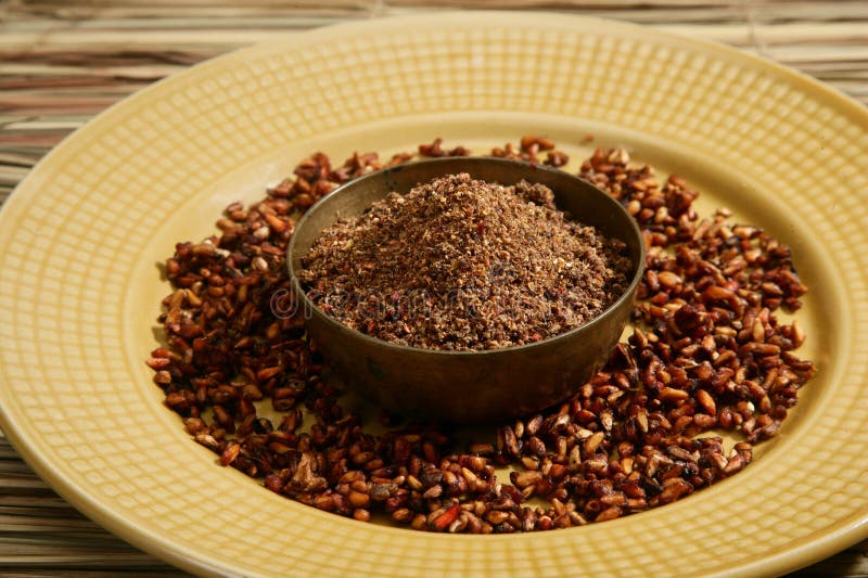 Anardana Pomegranate Seeds Powder, Indian Spice Stock Photo - Image of ...