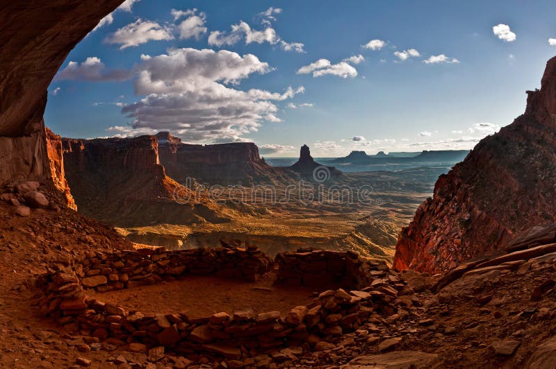 Anasazi Ruins, Chaco Canyon Stock Image - Image of mason, masonry: 3344971