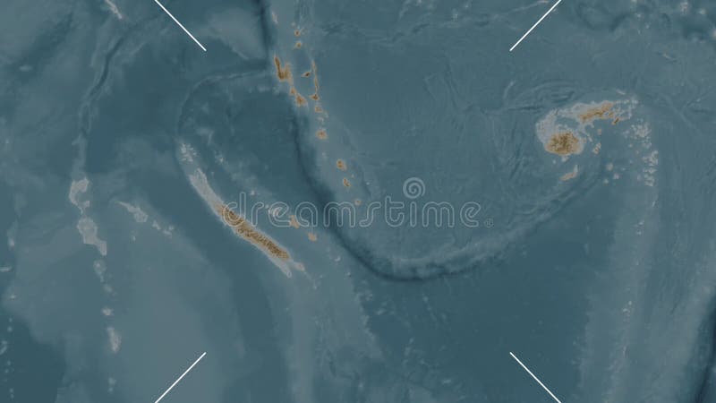 Anatom Island in the Coral Sea. Sepia Map. Slide Stock Footage - Video ...
