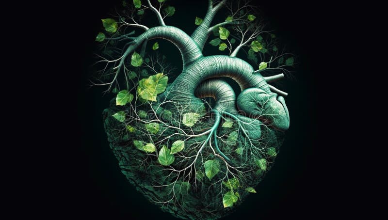 Human Heart Anatomy Tree Stock Illustrations – 191 Human Heart Anatomy ...