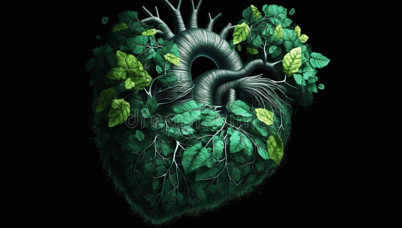 Human Heart Anatomy Tree Stock Illustrations – 191 Human Heart Anatomy ...