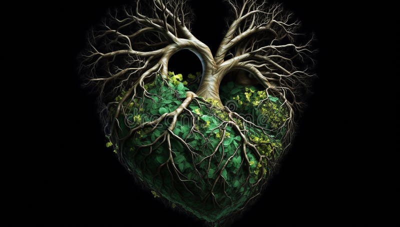 Human Heart Anatomy Tree Stock Illustrations – 191 Human Heart Anatomy ...