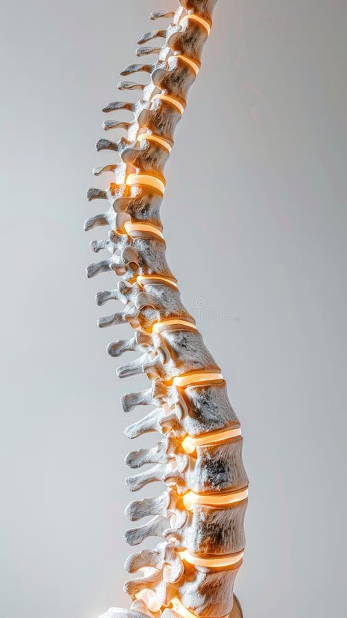 Anatomical Image : Visual of Spine, Intricate Structure and Alignment ...