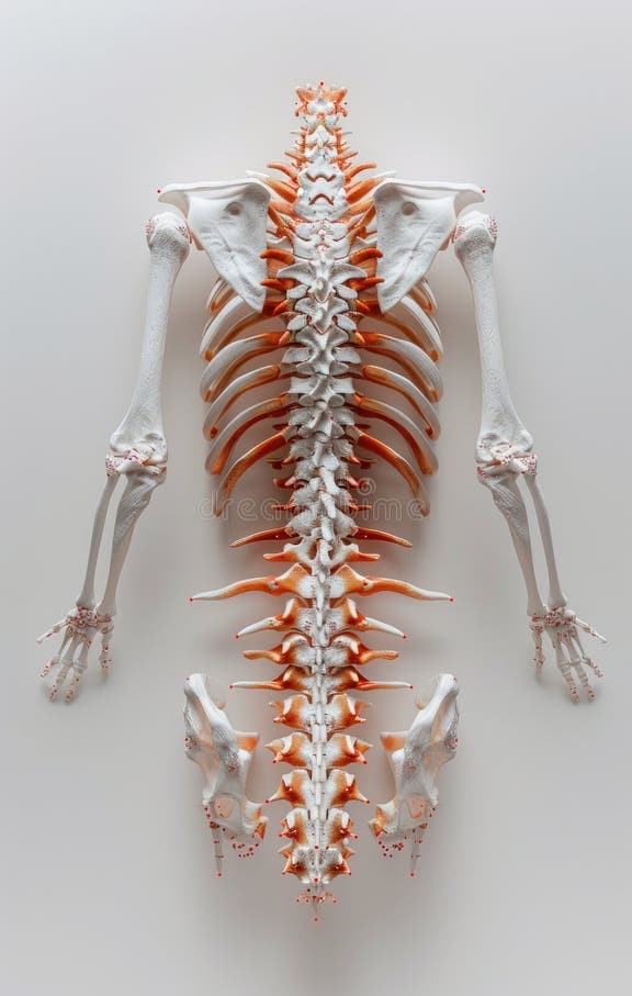 Anatomical Image : Visual of Spine, Intricate Structure and Alignment ...
