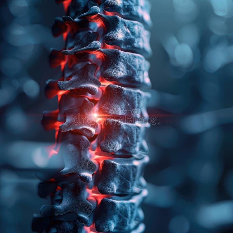 Anatomical Image : Visual of Spine, Intricate Structure and Alignment ...