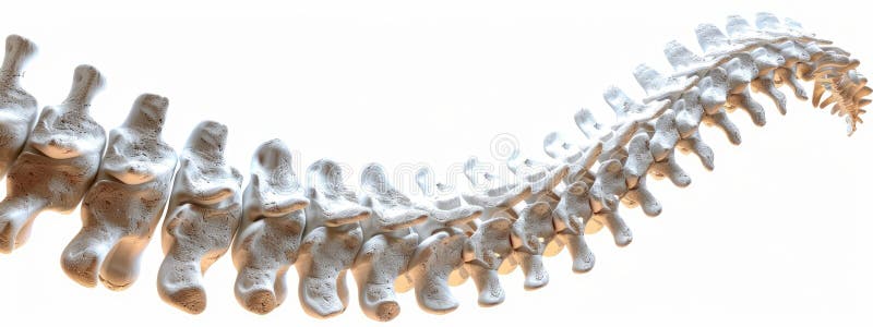 Anatomical Image : Visual of Spine, Intricate Structure and Alignment ...