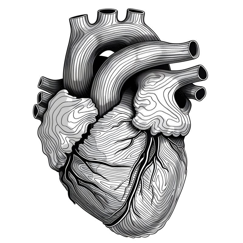 An Anatomical Representation of a Human Heart Highlights Its Complex ...