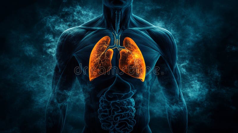 An Anatomical Representation of the Upper Body, with the Heart and ...