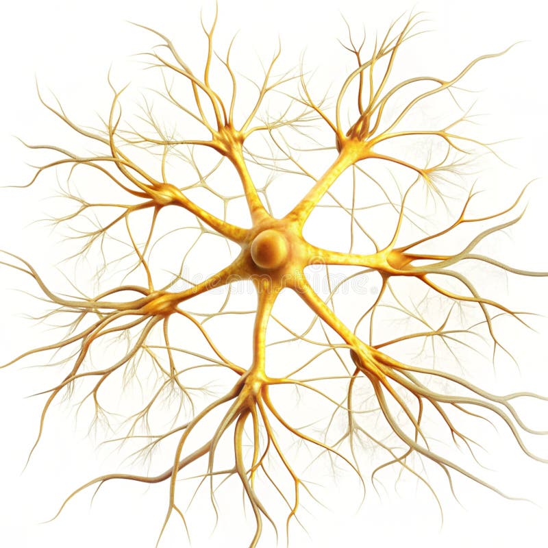 Anatomically Accurate Nerve Cell Model Displaying Its Branching ...
