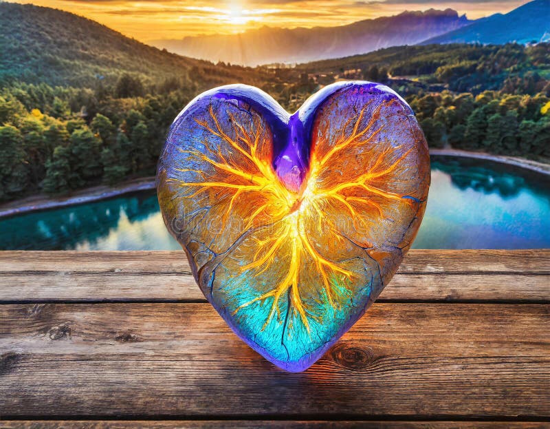 Anatomically Correct Human Heart with an Artistic Twist. it Should Be ...