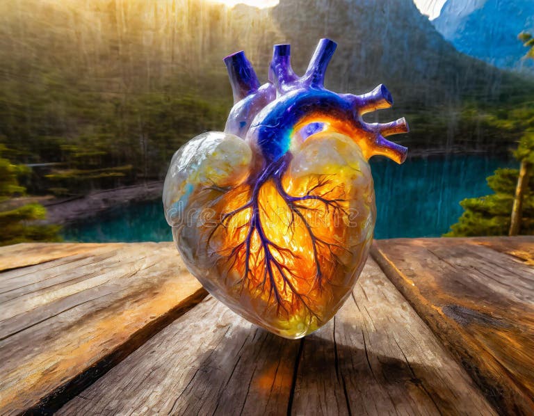 Anatomically Correct Human Heart with an Artistic Twist. it Should Be ...