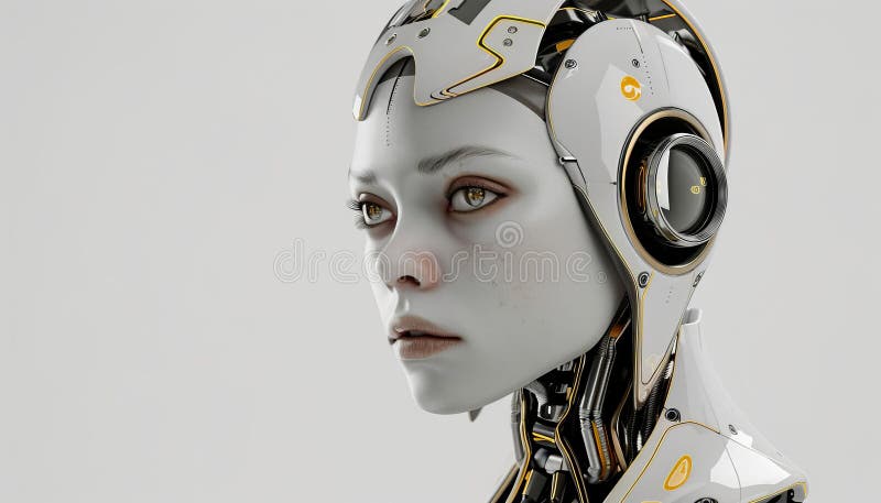 162 Anatomically Precise Cyborg Android Robot Female Character Render ...