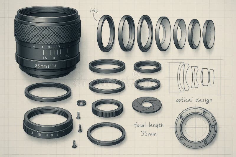 Anatomy of a Camera Lens Understanding the Intricacies Behind Image ...