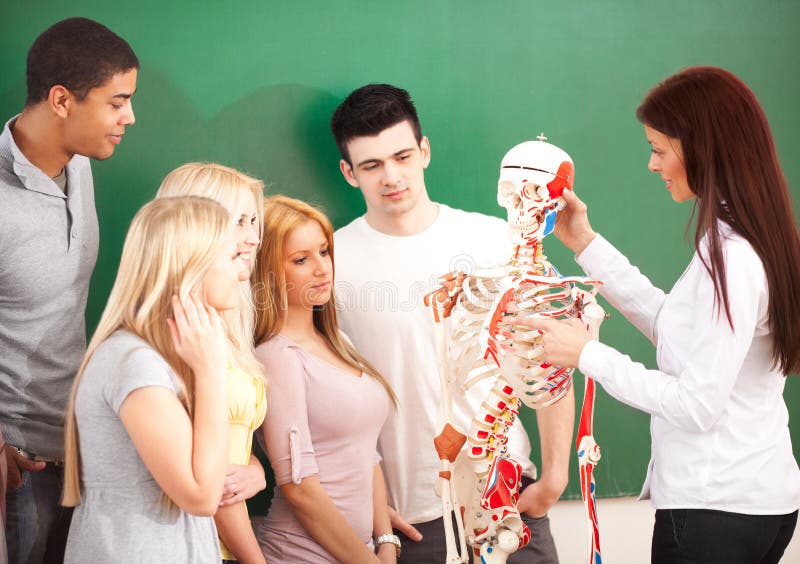 Teacher Teaching Experiment Stock Photo - Image of learning, expertise ...