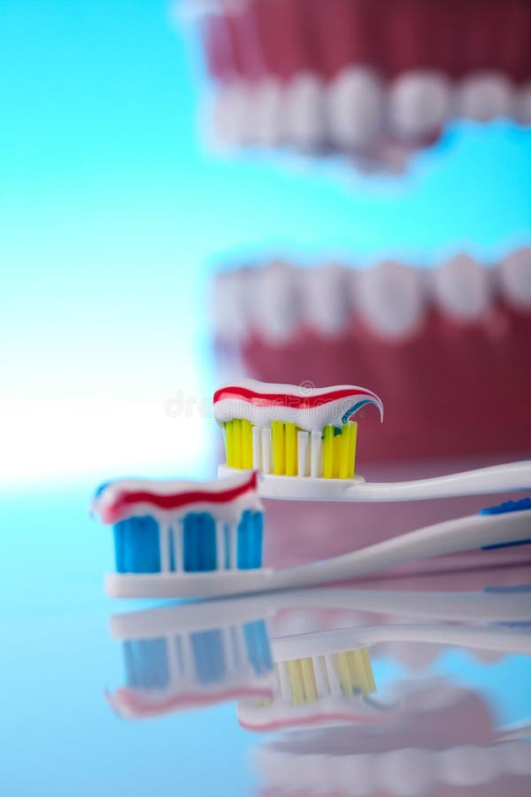 Anatomy of the Tooth, Bright Colorful Tone Concept Stock Photo - Image ...