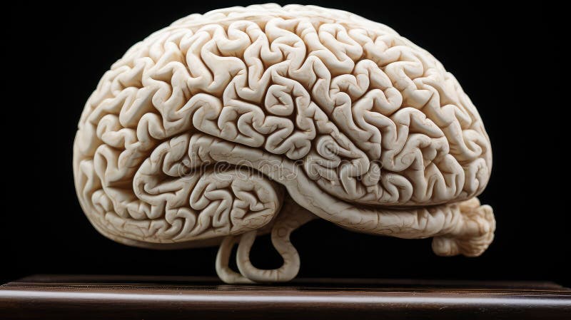 Anatomy white brain stock illustration. Illustration of white - 368746794