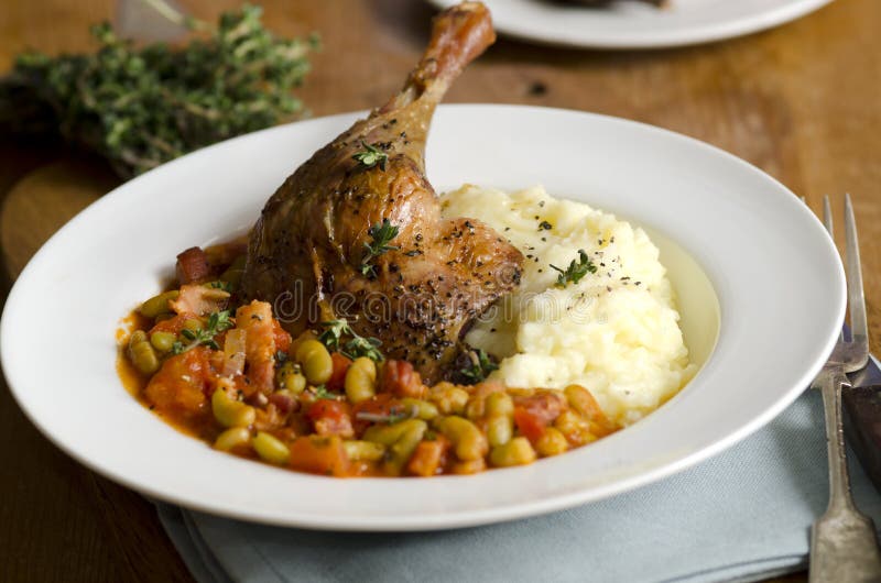 Anatra del Confit fotografia stock. Immagine di arrosti - 30595326