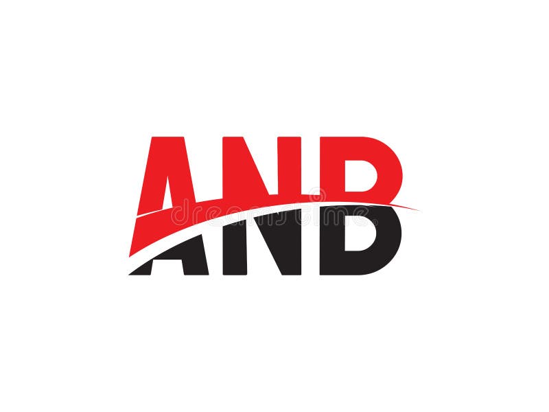 ANB Letter Initial Logo Design Vector Illustration Stock Vector ...