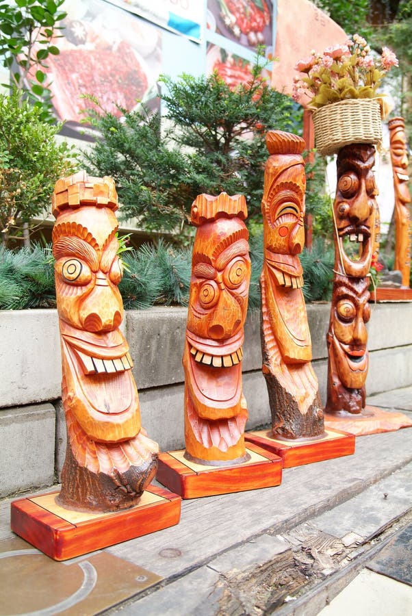 Ancestral Guarding Post stock photo. Image of post, ornate - 82425492