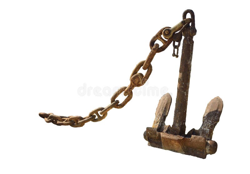 Anchor with chain stock image. Image of architecture - 40542497