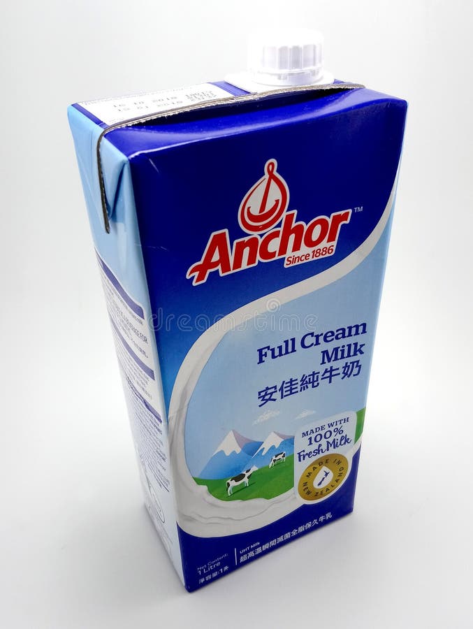 Anchor Full Cream Milk in Manila, Philippines Editorial Photography ...