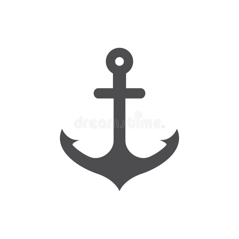 Anchor Graphic Design Template Stock Vector - Illustration of sign ...