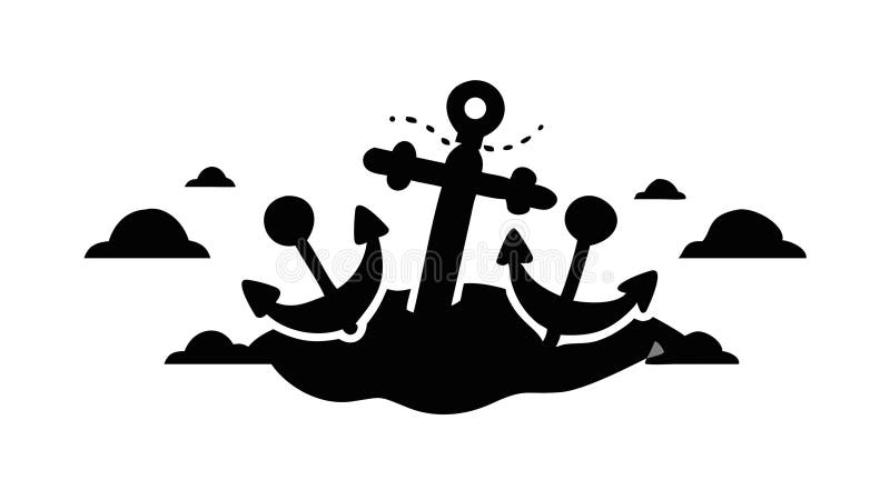 Anchor with Group, Collective Strength, Vector Design Generative AI ...