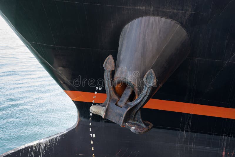 Anchor stock image. Image of hull, metal, black, navigation - 264774687